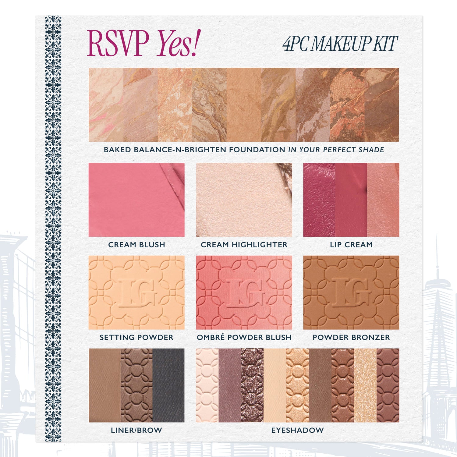RSVP Yes! Full Face Kit (4 PC) – Laura Geller Beauty