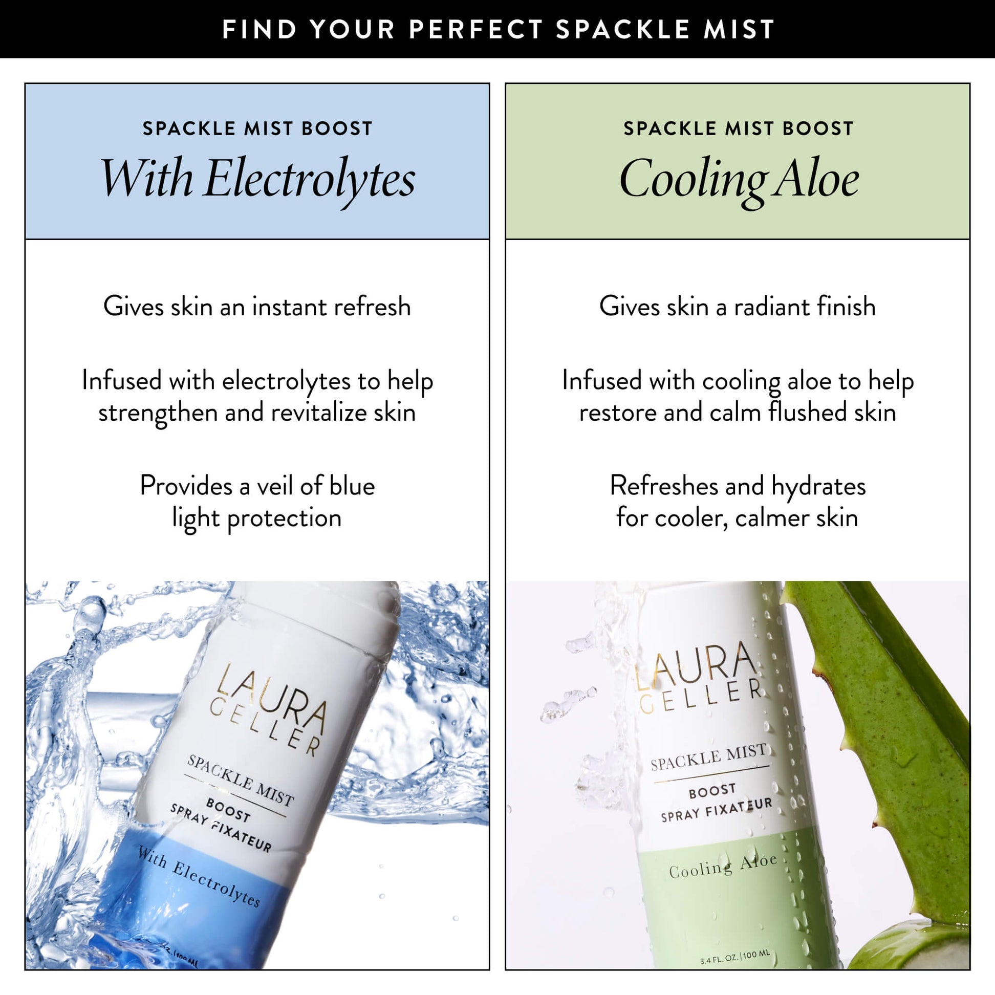 Spackle Mist Boost with Cooling Aloe – Laura Geller Beauty